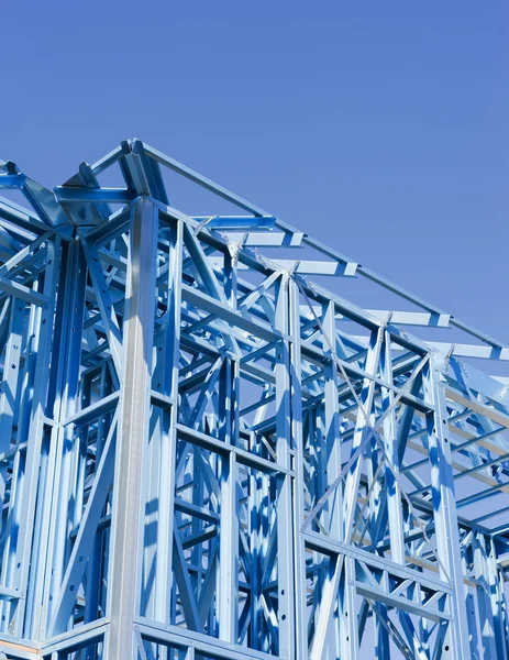 New home construction framing. ⬇ Stock Photo, Image by © levkro #12560452