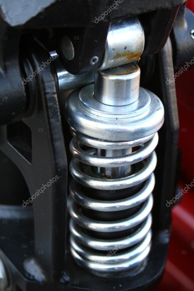 Spring element in the hydraulic mechanism — Stock Photo © parrus #14469753
