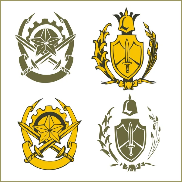 Military Emblem - Vector Set. Stock Vector Image by ©Digital-Clipart ...