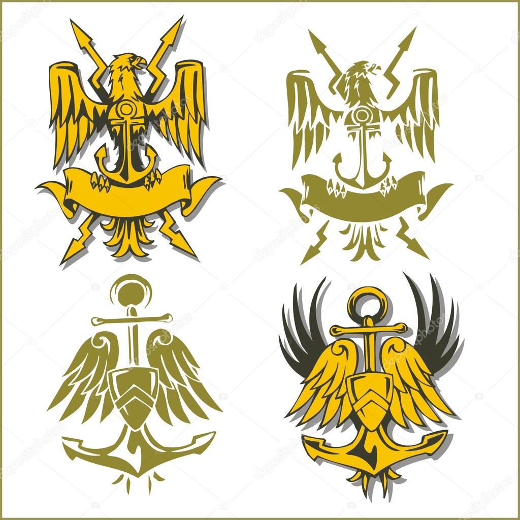 Military Emblem - Vector Set. Stock Vector Image by ©Digital-Clipart ...