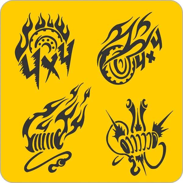 Off-Road symbols - vector set Stock Vector Image by ©Digital-Clipart ...