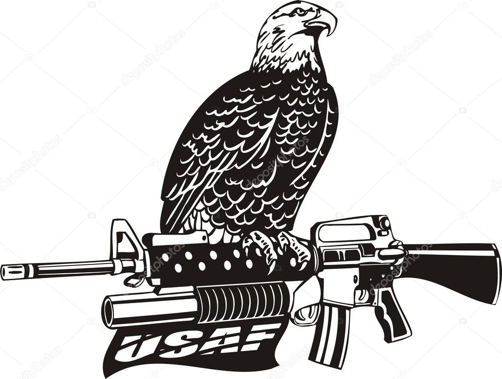 Military Design - vinyl-ready vector illustration. Stock Vector Image ...