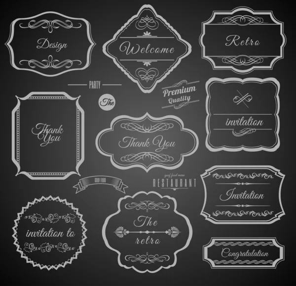 Chalkboard Frame Vector