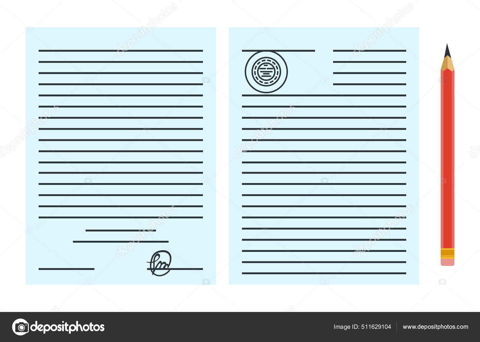 Blank Legal Documents Clip Art