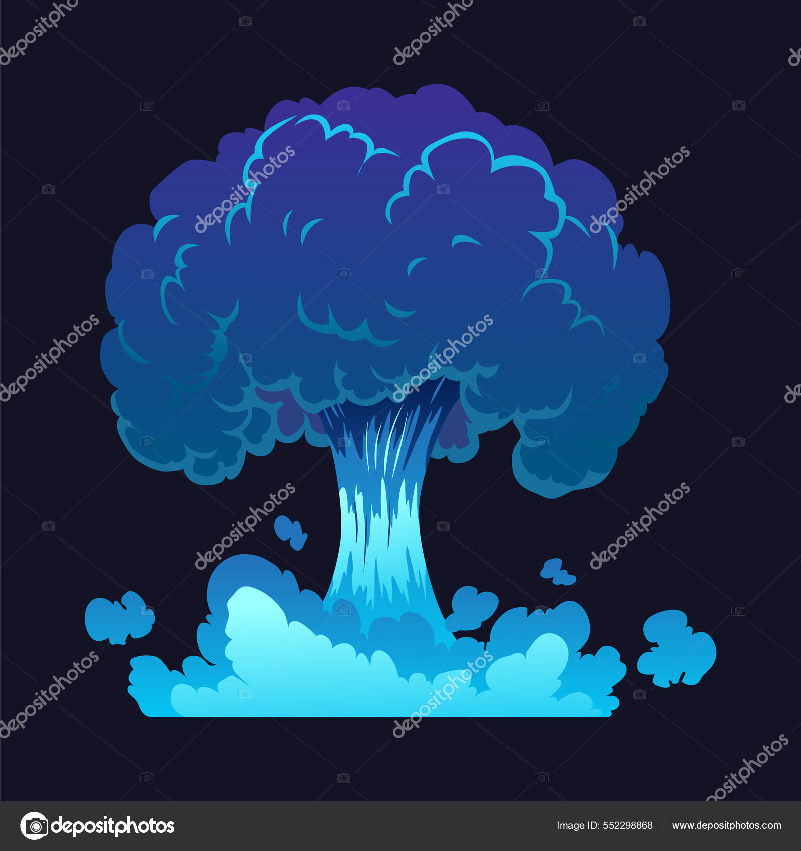 Comic-Ikone explodiert. Comic-Element. Boom Wolke und Flamme, Rauch und ... Comic-Ikone explodiert. Comic-Element. Boom Wolke und Flamme, Rauch und ...