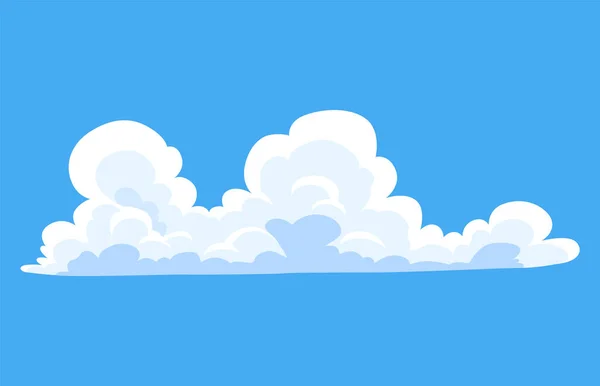 Awan Kartun Siap Simbol Ikon Awan Putih Abstrak Vektor Mendung Vektor ...