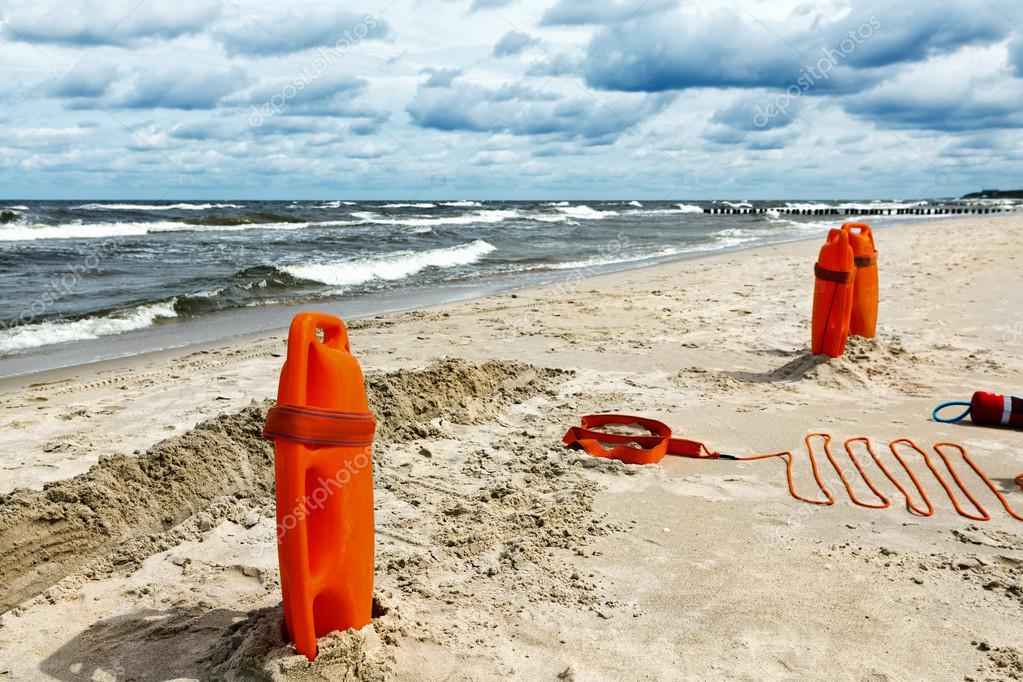 Beach lifeguard equipment — Stock Photo © WDGPhoto #13850180