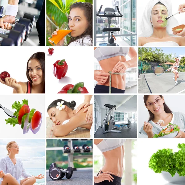 Healthy lifestyle collage Stock Photos, Royalty Free Healthy lifestyle ...