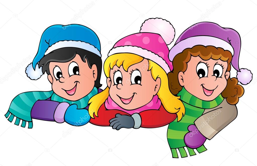 Invierno persona dibujo animado imagen 4 Vector de stock por ©clairev ...