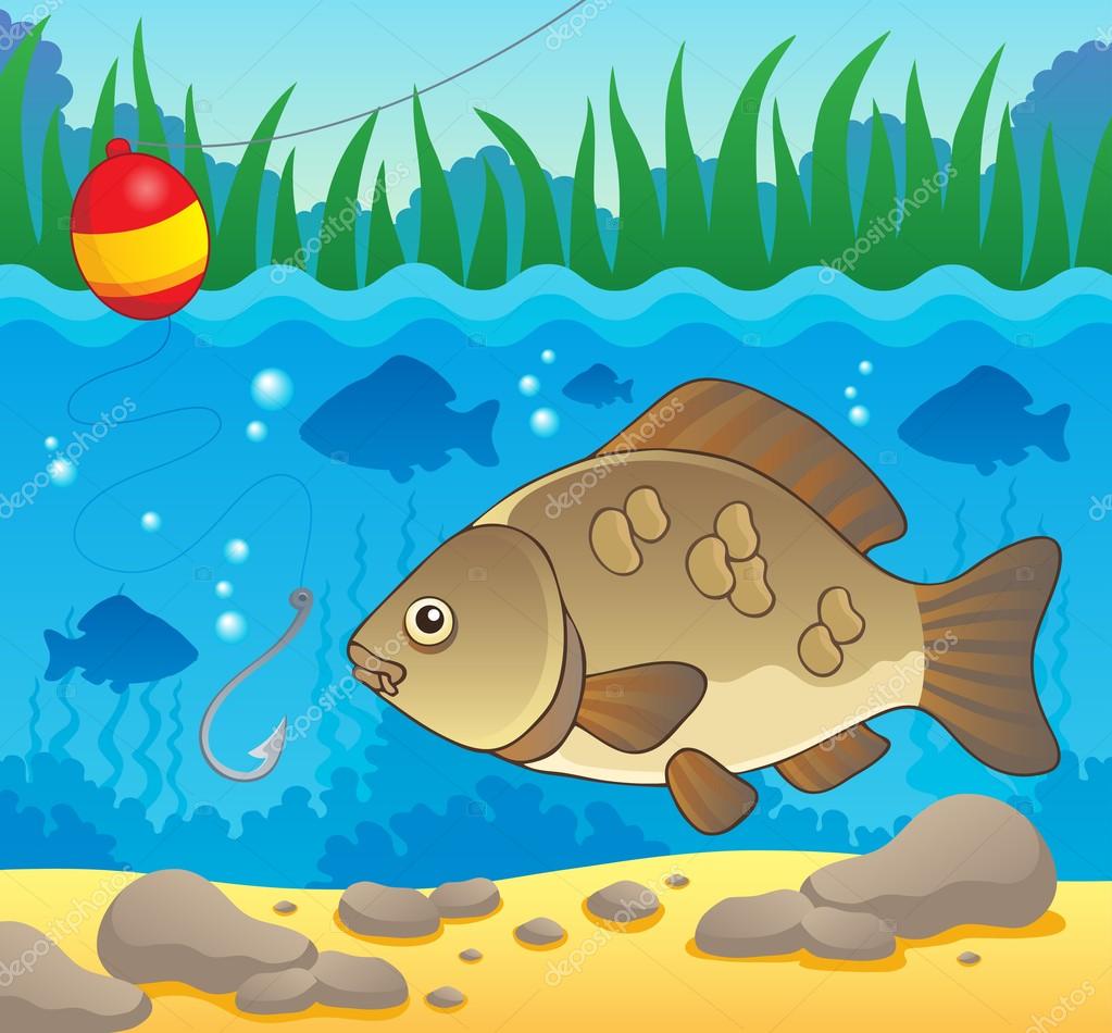 Freshwater fish theme image 2 Stock Vector by ©clairev 19819943