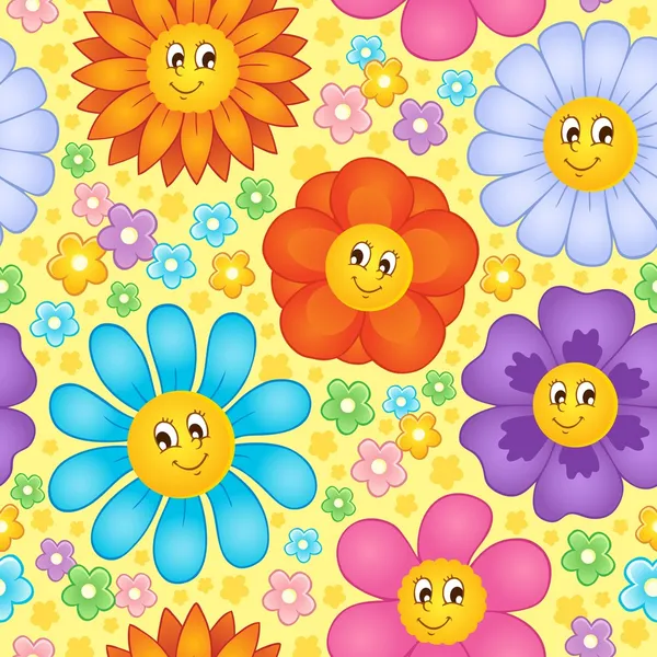 13,520,994 Happy flowers cartoon Vector Images | Depositphotos
