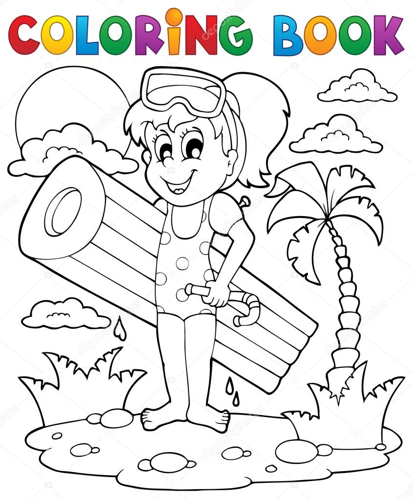 Libro para colorear actividad de verano 2 Vector de stock #25345127 de ...