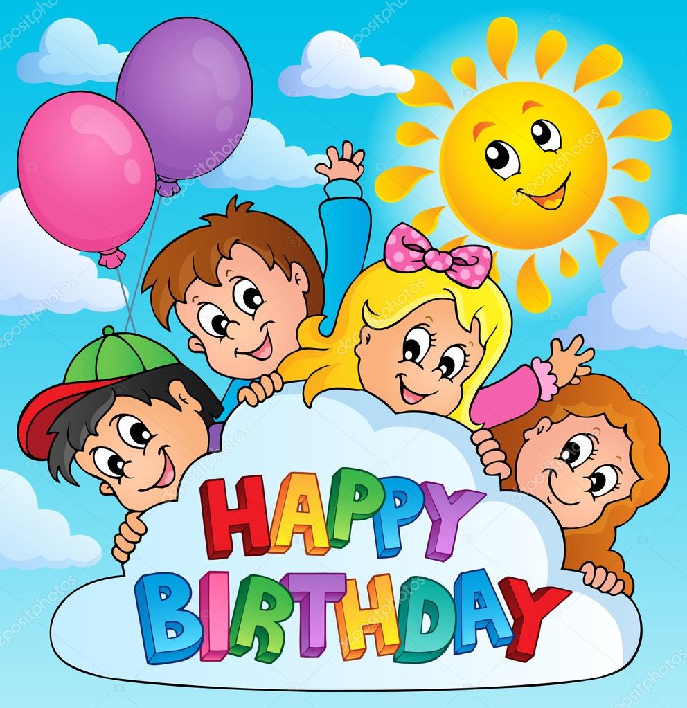 Happy birthday topic image 6 Stock Vector by ©clairev 48609777