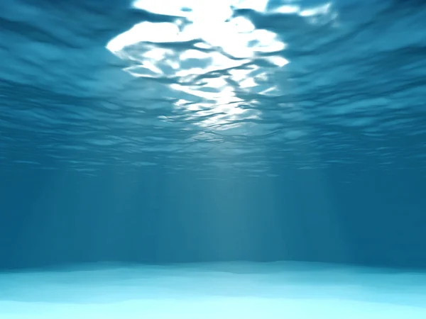 light underwater in the ocean - Stock Image - Everypixel