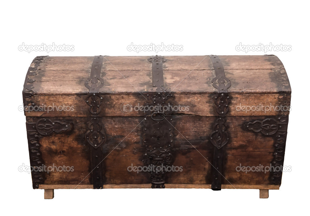 Old wooden chest. Stock Photo by ©linfernum 22014581