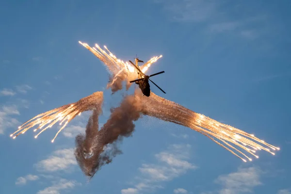 Helicopter flares Stock Photos, Royalty Free Helicopter flares Images ...