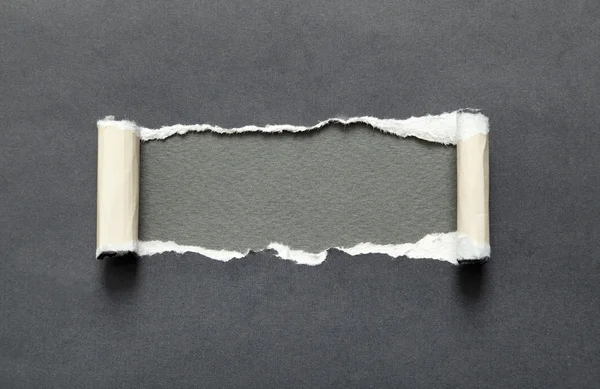 Torn paper with grey space for your message - Stock Image - Everypixel