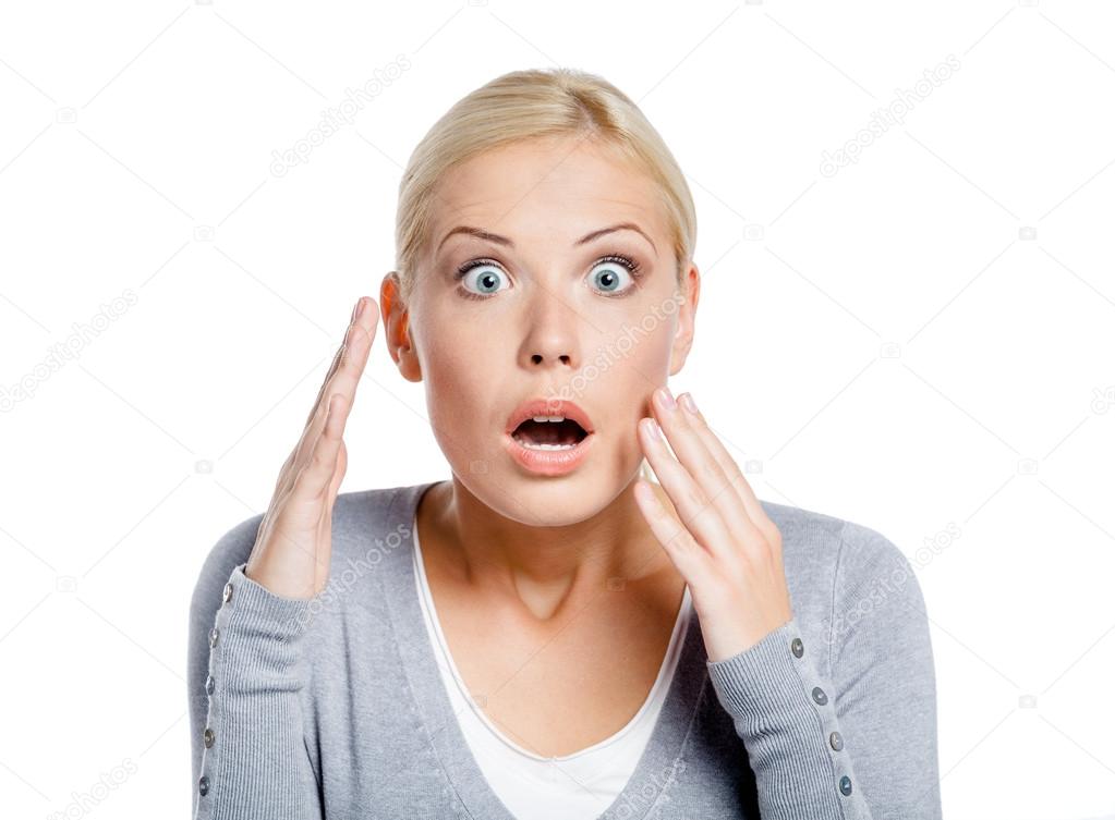 Amazed young woman Stock Photo by ©agencyby 23679975