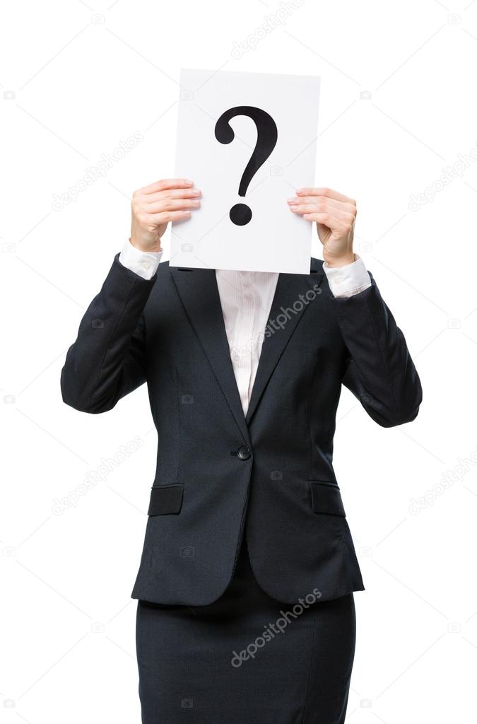 Question Mark Face Women