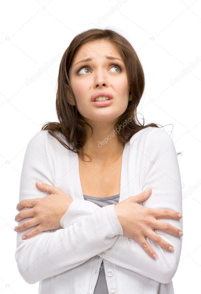 Trembling girl Stock Photo by ©agencyby 42682665