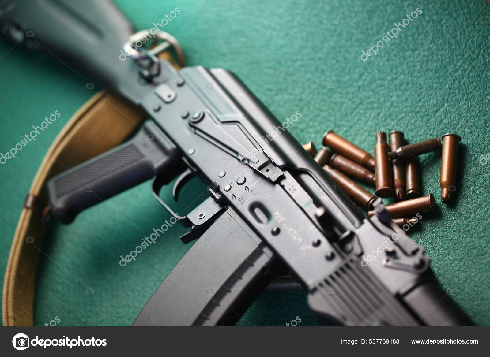Dummy Weapon Kalashnikov Machine Gun Children's Toy — Stock Photo ...