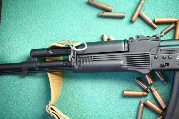 Dummy Weapon Kalashnikov Machine Gun Children's Toy — Stock Photo ...
