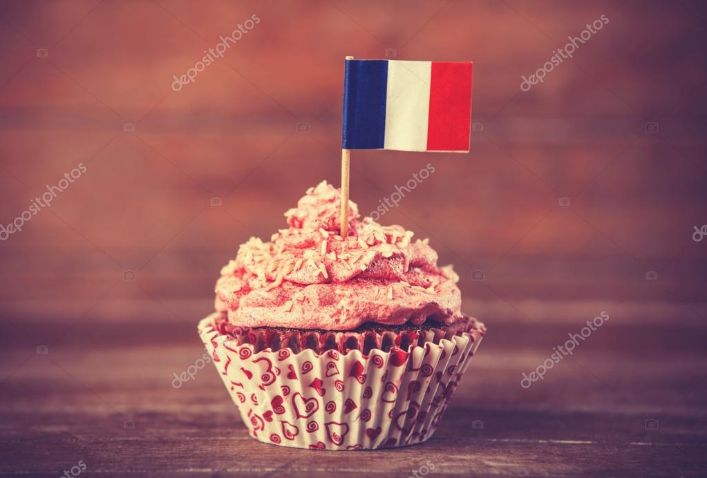 Cake with French flag. Stock Photo by ©massonforstock 36363989