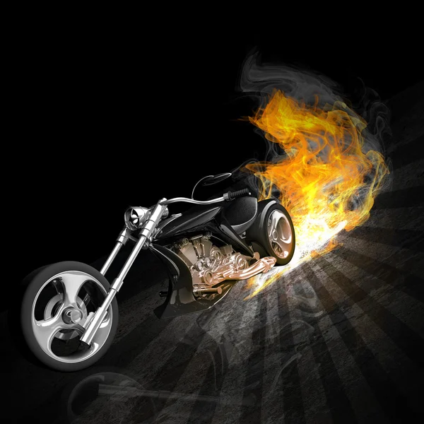 Ghost Rider Bike On Fire Wallpapers