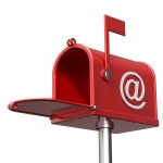 Red red mailbox with mails Stock Photo by ©ekostsov 15338503