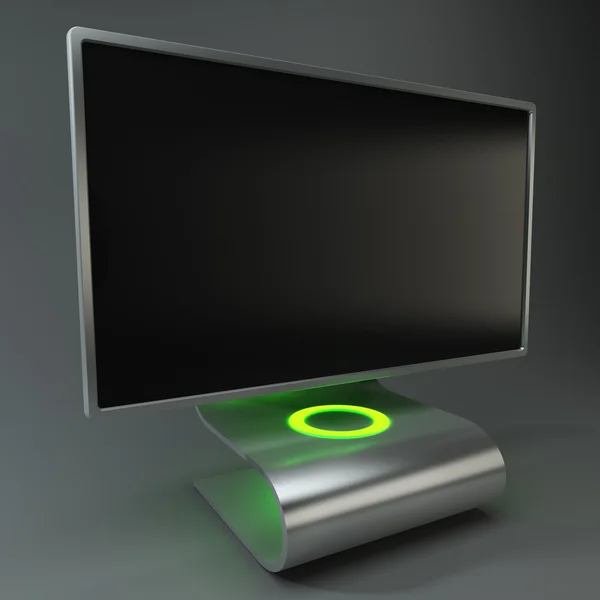 Design Screen on black background High resolution. 3D image — Stock ...