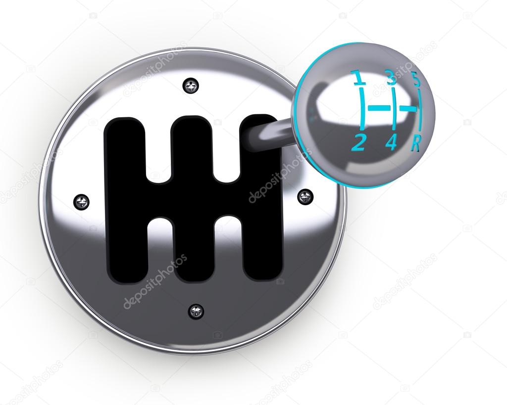 3d render of car shift gear — Stock Photo © ADDRicky #20324301