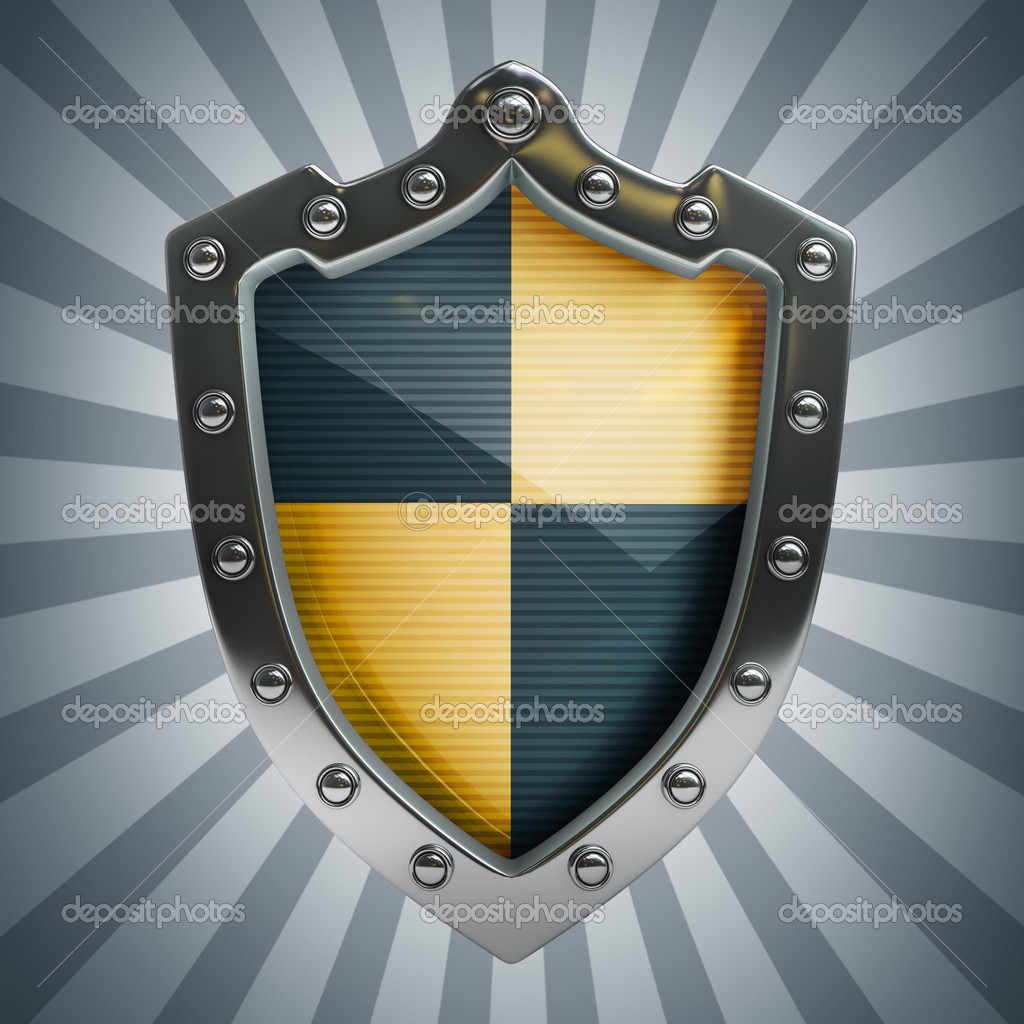 Shield depicting protection Stock Photo by ©ADDRicky 32138157