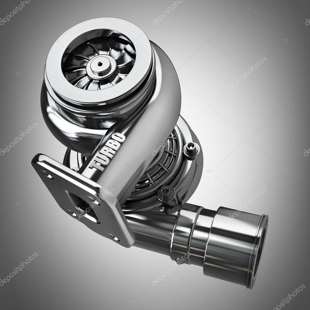 Steel turbocharger. Stock Photo by ©ADDRicky 32140013