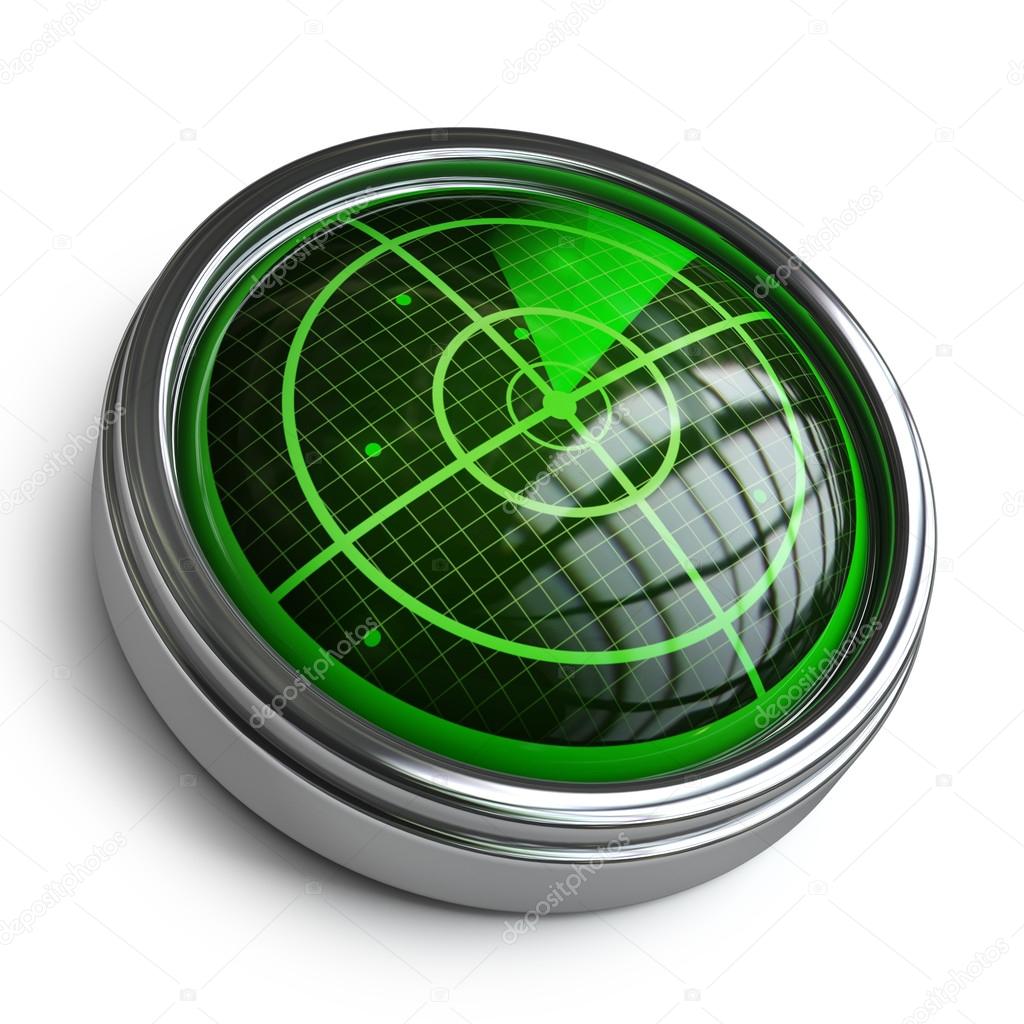 Pantalla De Radar En Bucle