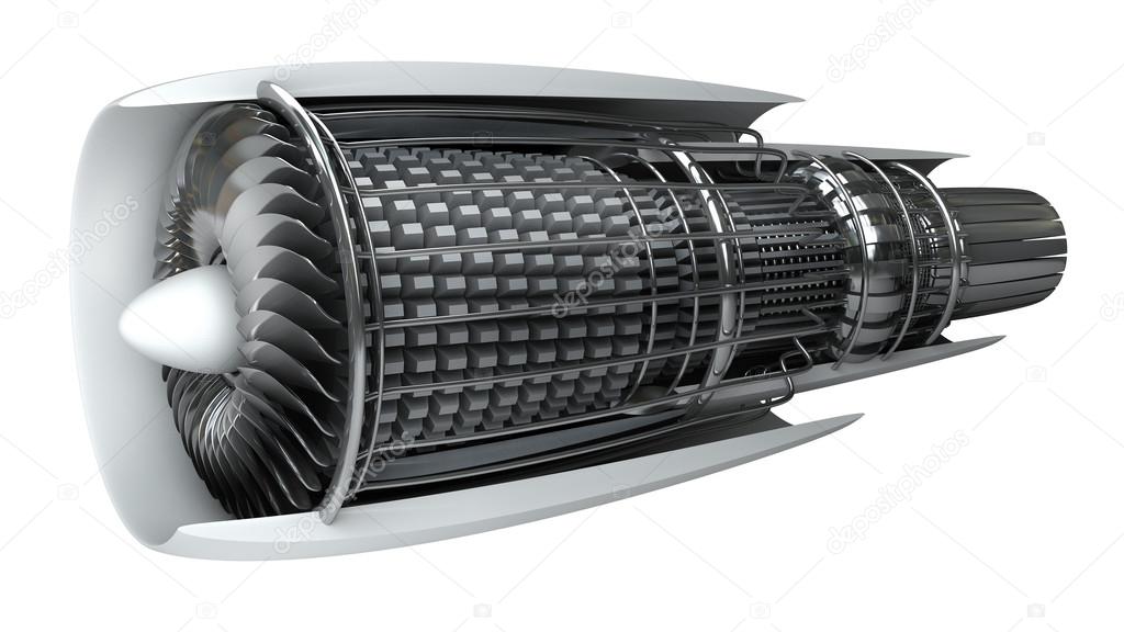 Jet engine inside. Stock Photo by ©ADDRicky 32150789