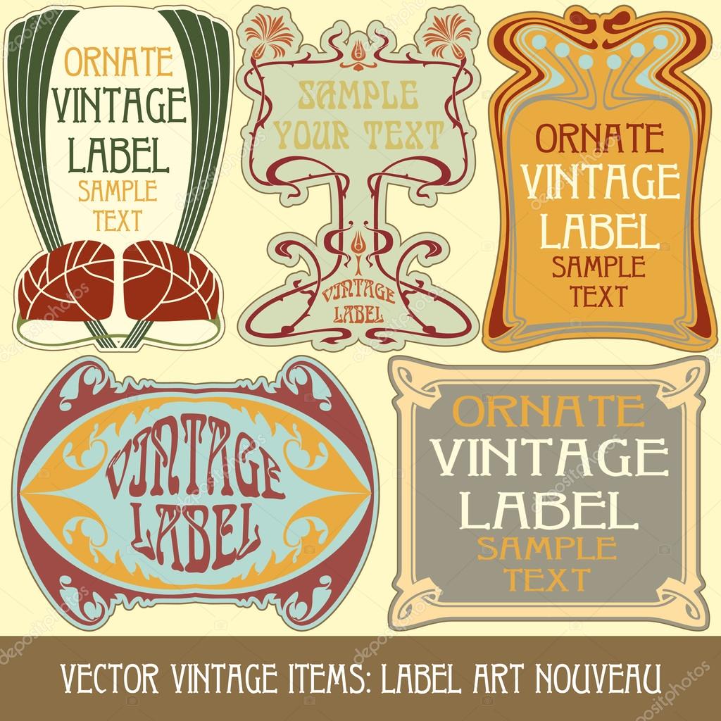 Label art nouveau Stock Vector Image by ©standart #41958037