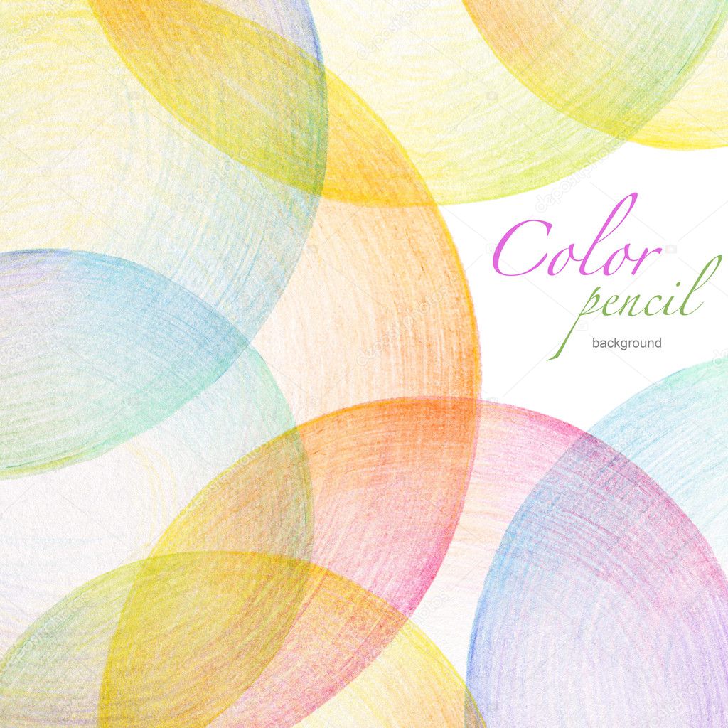 Abstract color pencil scribbles background. Paper texture. — Stock ...