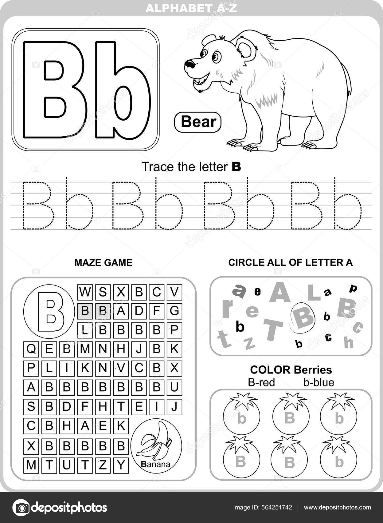 Hojas De Trabajo Para El Alfabeto