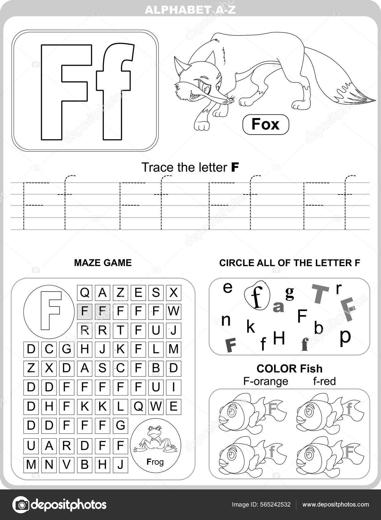 Hoja De Trabajo Del Alfabeto Espanol