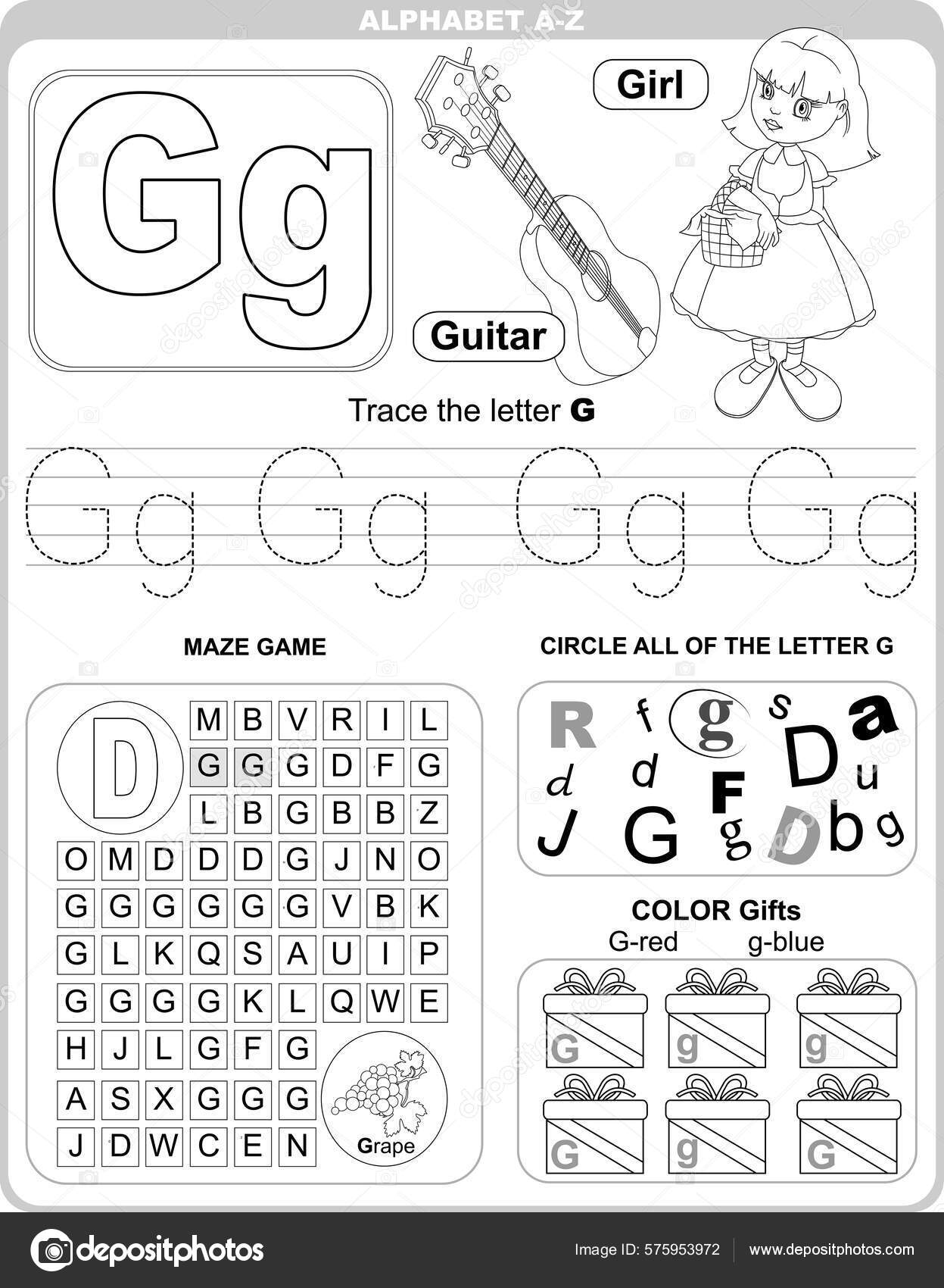 Hojas De Trabajo Para El Alfabeto