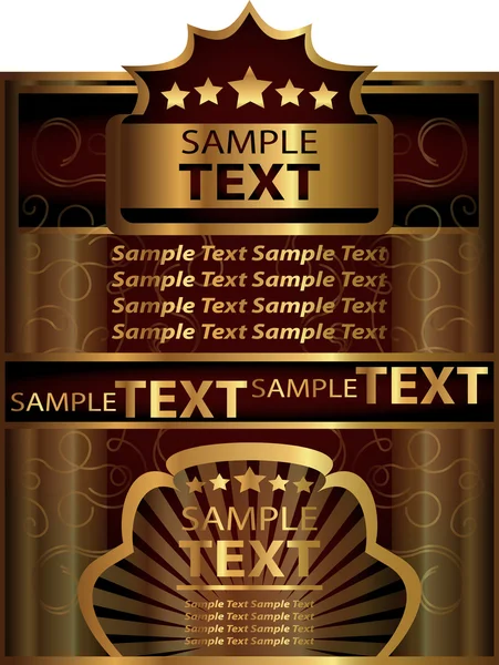 Decorative background label Stock Vector by ©NataliaKarebina 43954961