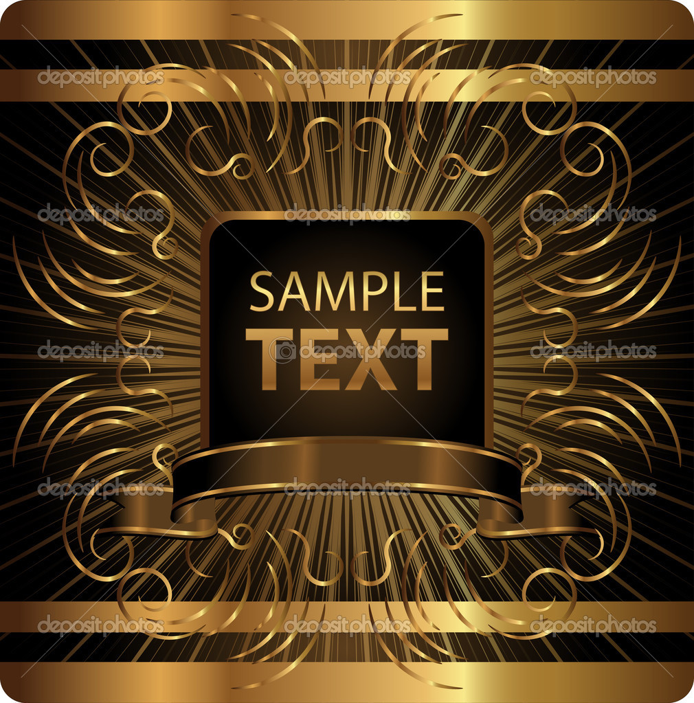 Decorative background label Stock Vector by ©NataliaKarebina 43954961