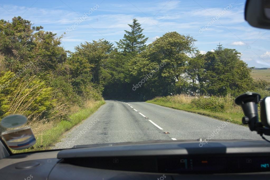 Car Driving On Open Road