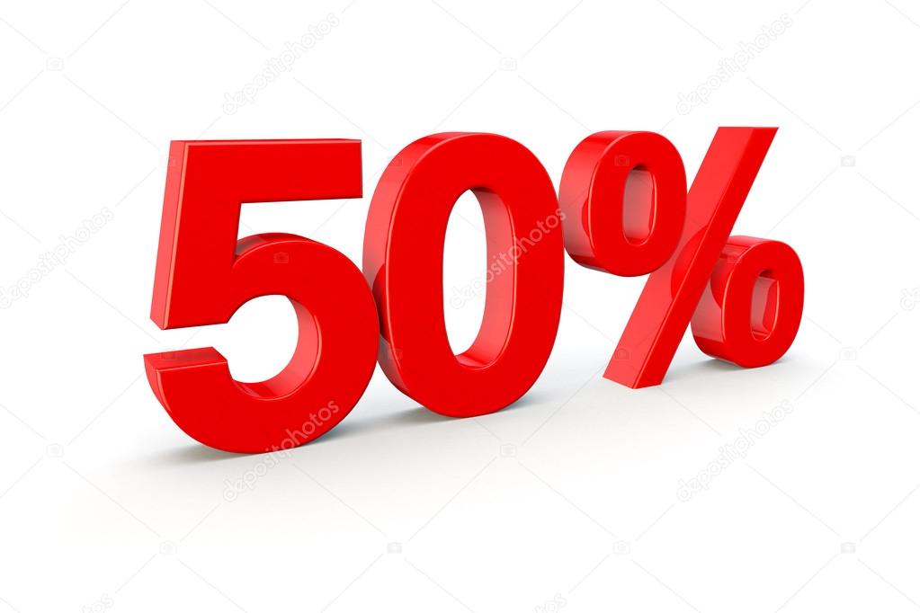 50 number in red on a white background — Stock Photo © Joingate #45750485