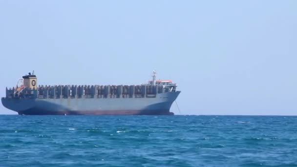 Freighter - big cargo boat — Stock Video © ddcoral #21492461