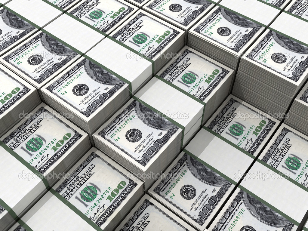 Wads of money — Stock Photo © Vladru #19770839