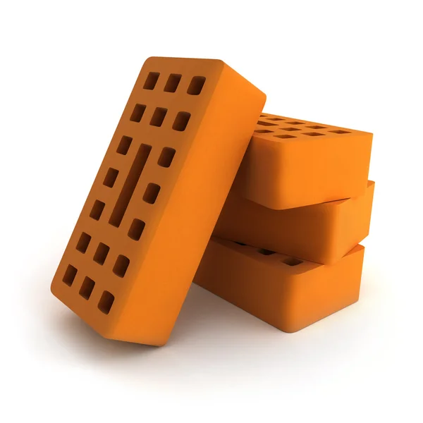 Stack of four bricks — Stock Photo © mreco99 #2380433