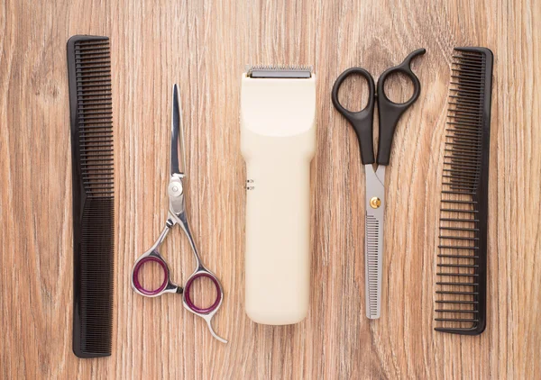 Barber set with tools Stock Photo by ©belchonock 102145698