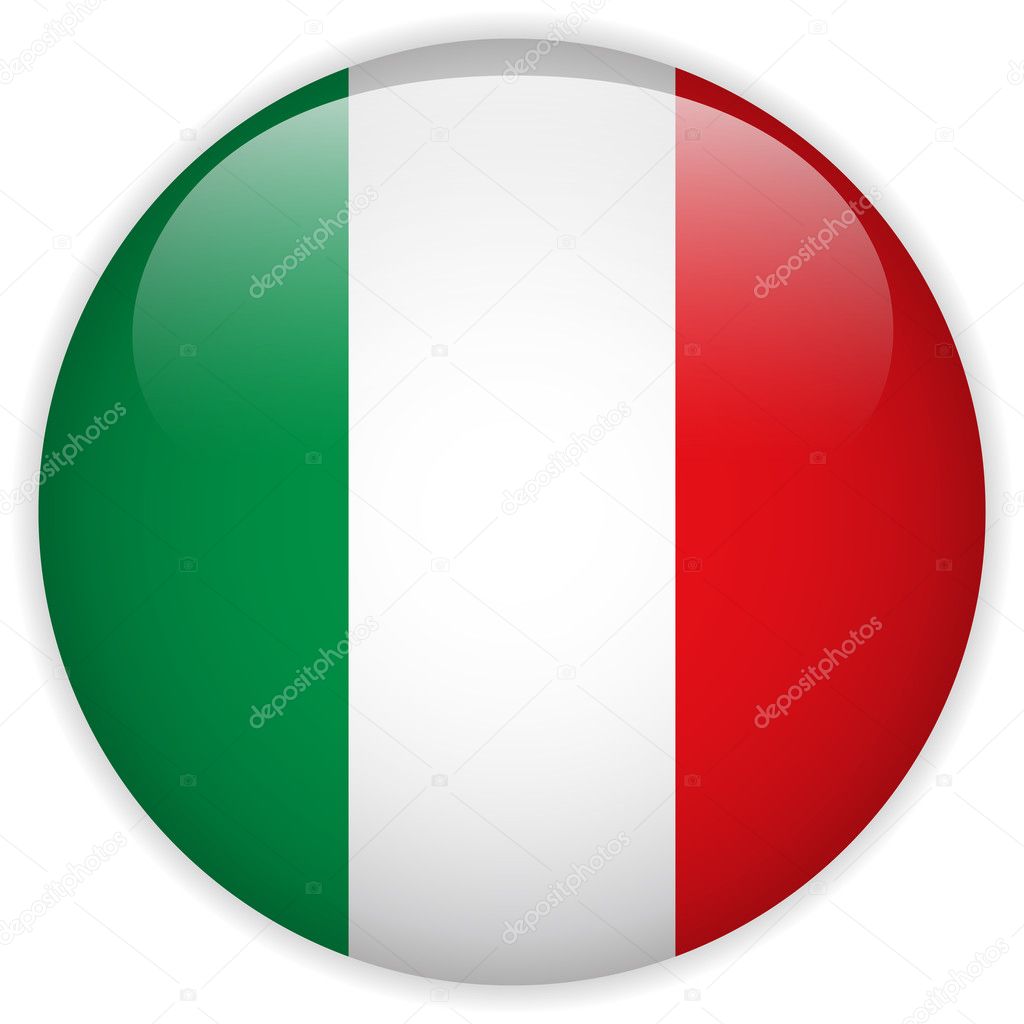 Italy Flag Glossy Button — Stock Vector © gubh83 #12563662 Italy Flag Glossy Button — Stock Vector © gubh83 #12563662