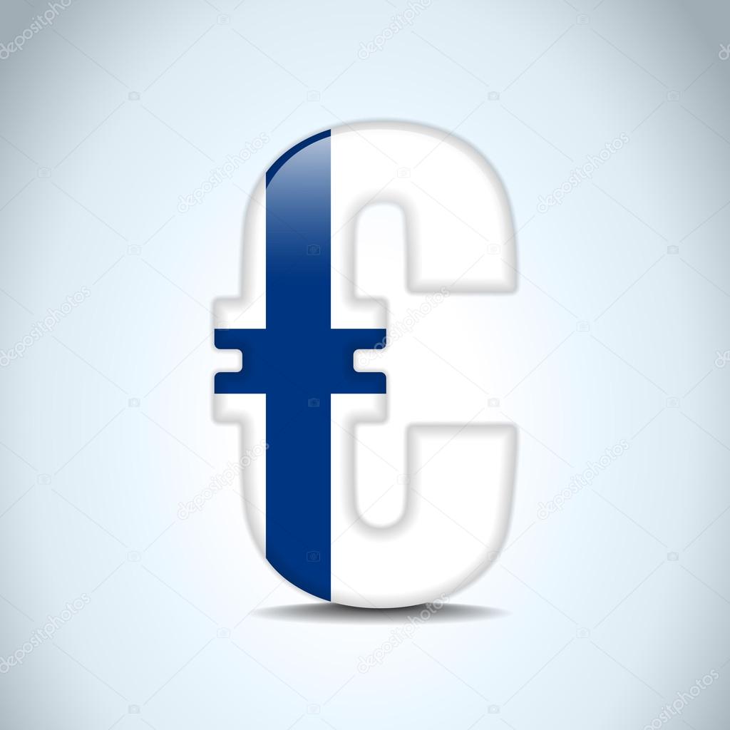 Euro Symbol with Finland Flag Stock Vector Image by ©gubh83 #13274232